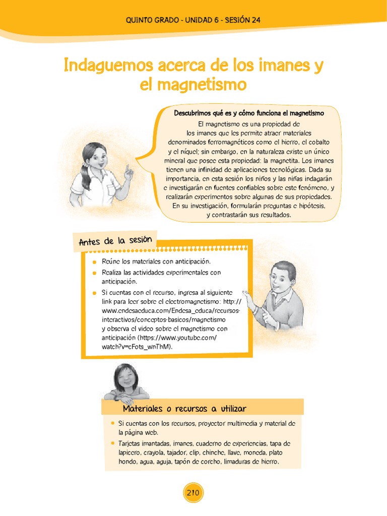 Magnetismo 5° | PDF | Imán | Magnetismo