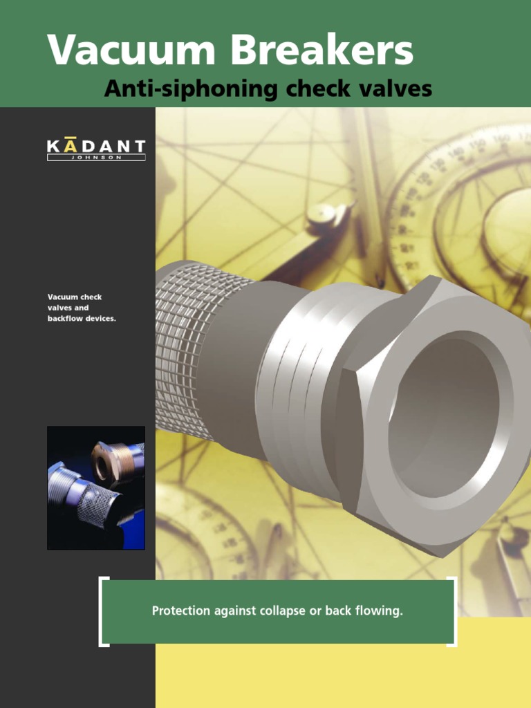 Vacuum Breaker Submittal | PDF | Hvac | Valve