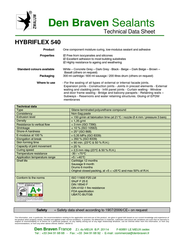 Hybriflex 540 PDF | PDF | Paint | Damages