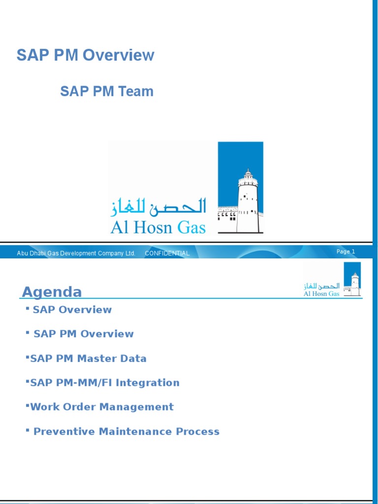 AHG SAP PM Overview 1 0 Rev | PDF | Statistical Classification ...