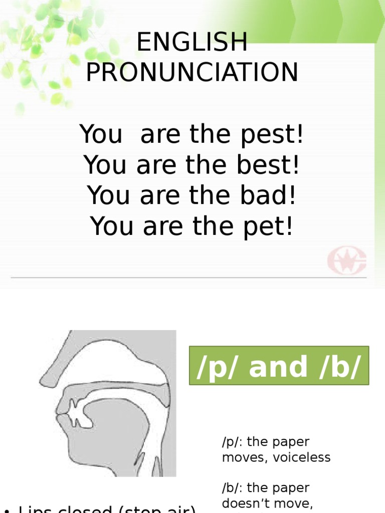 English Pronunciation | PDF | Languages