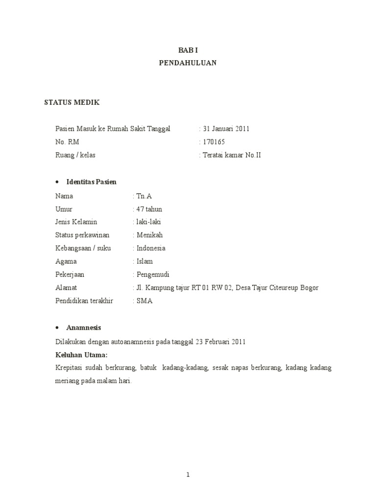 Case Emfisema Subkutis | PDF