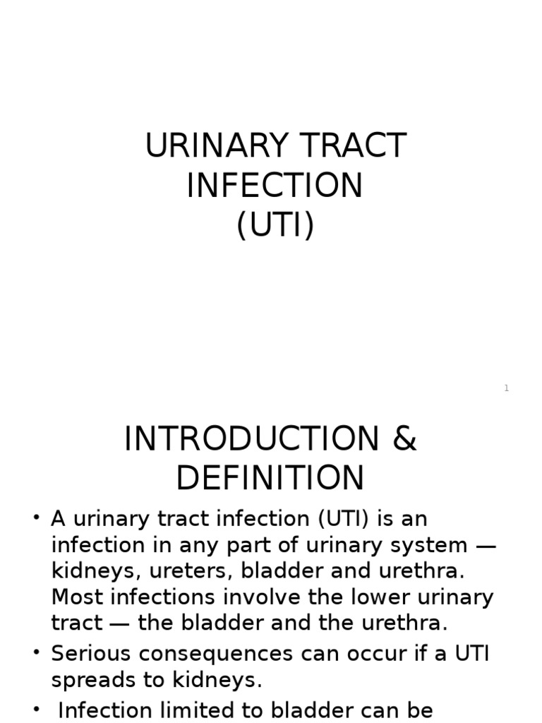 Urinary Tract Infection | PDF | Urinary Tract Infection | Urinary System