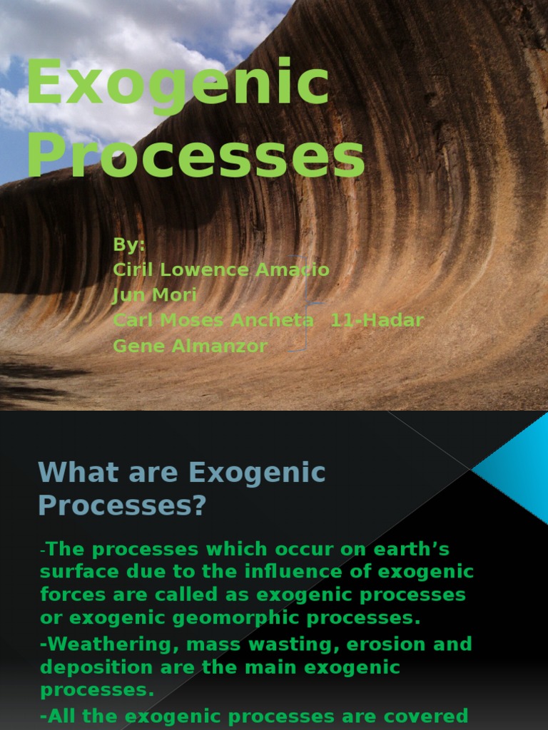 Exogenic Processes 2.pptx | Erosion | Glacier