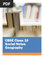 Class10 Geography Chapter1 Notes | PDF