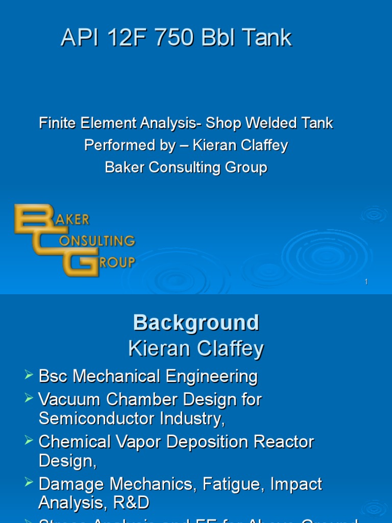 API 12F | Buckling | Stress (Mechanics)