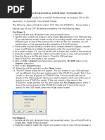 Staad Pro Shortcut Keys | PDF | Software | Computing