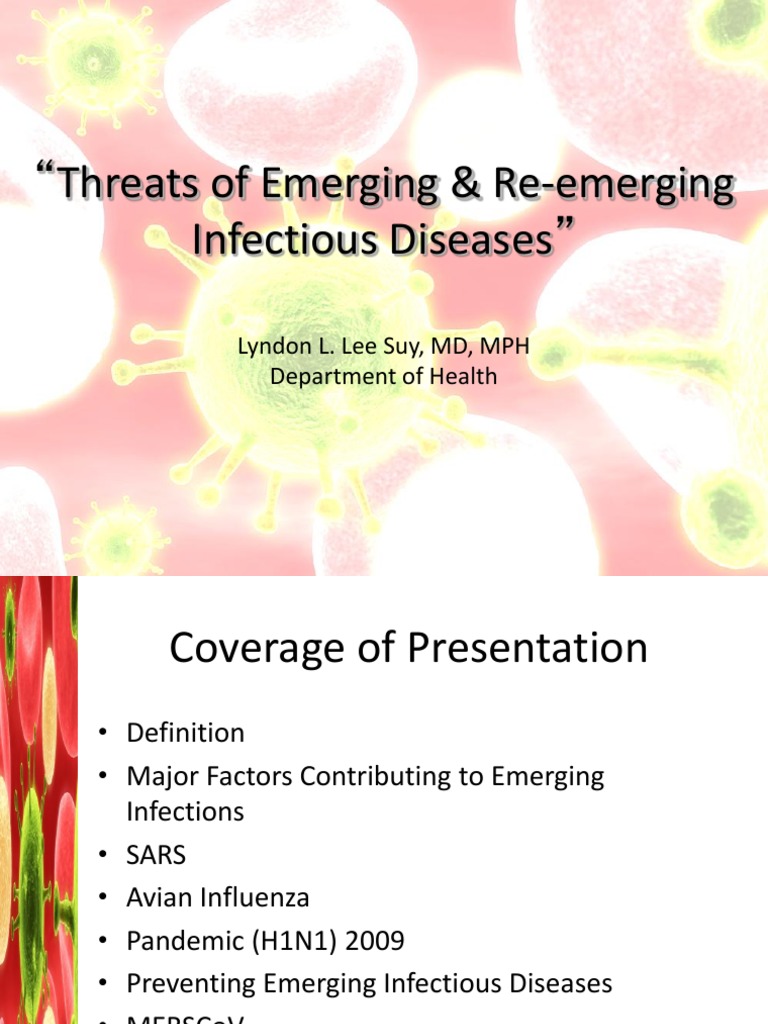 DOH Emerging and Re Emerging Infectious Diseases | Influenza Pandemic ...