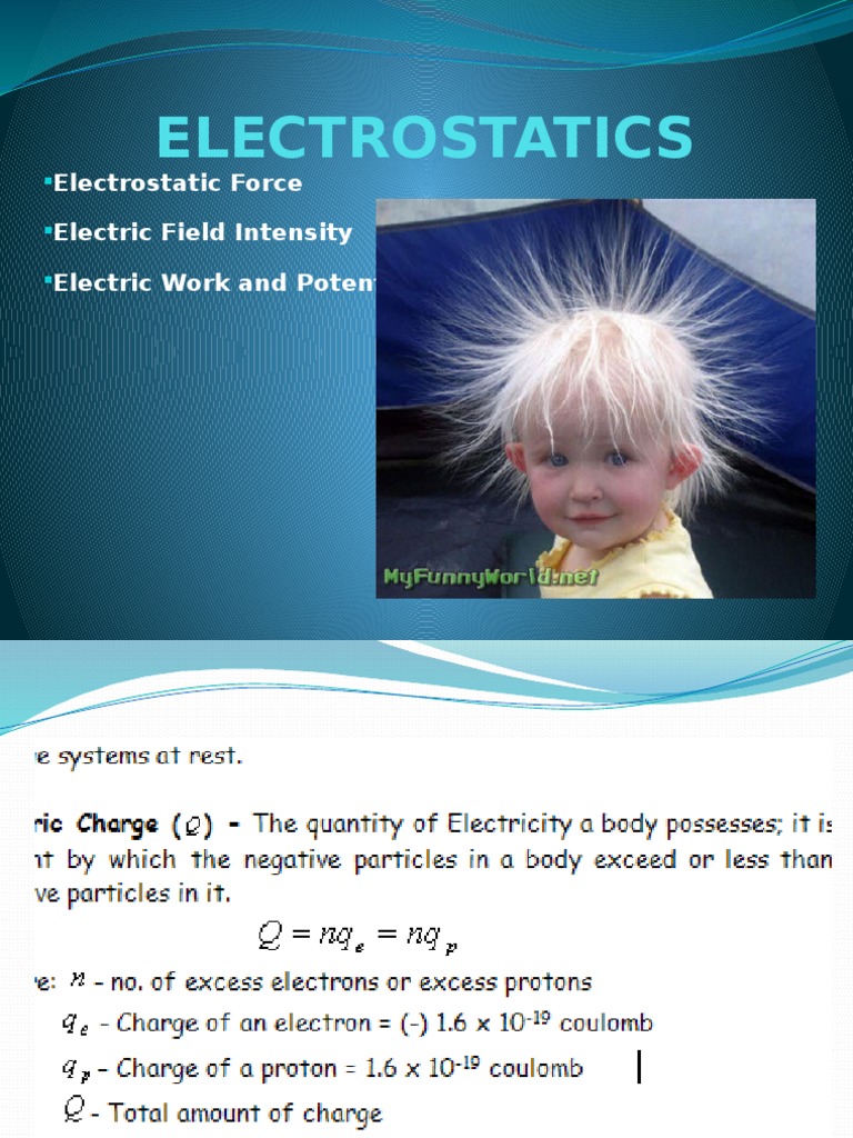 Lesson 7 - Electrostatics | PDF
