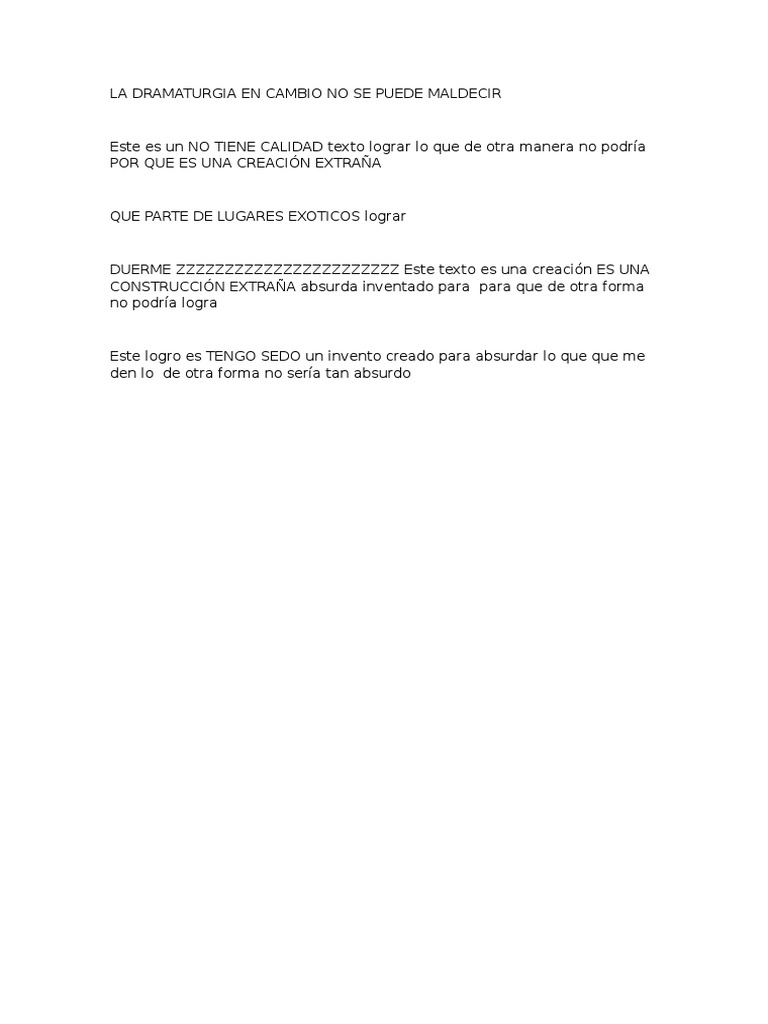 Dramaturg I A | PDF