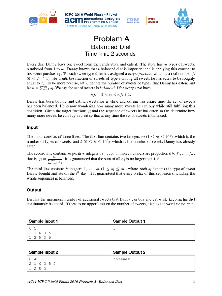 Questions - ICPC 2016 | PDF | String (Computer Science) | Petroleum