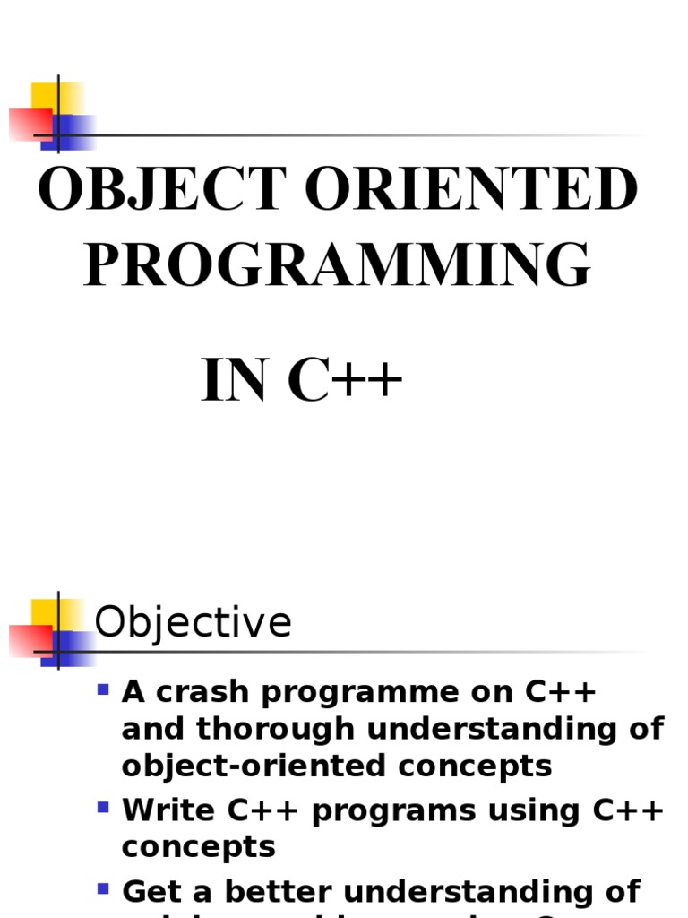 Onject Oriented Programming Pdf Method Computer Programming Object Computer Science 4349