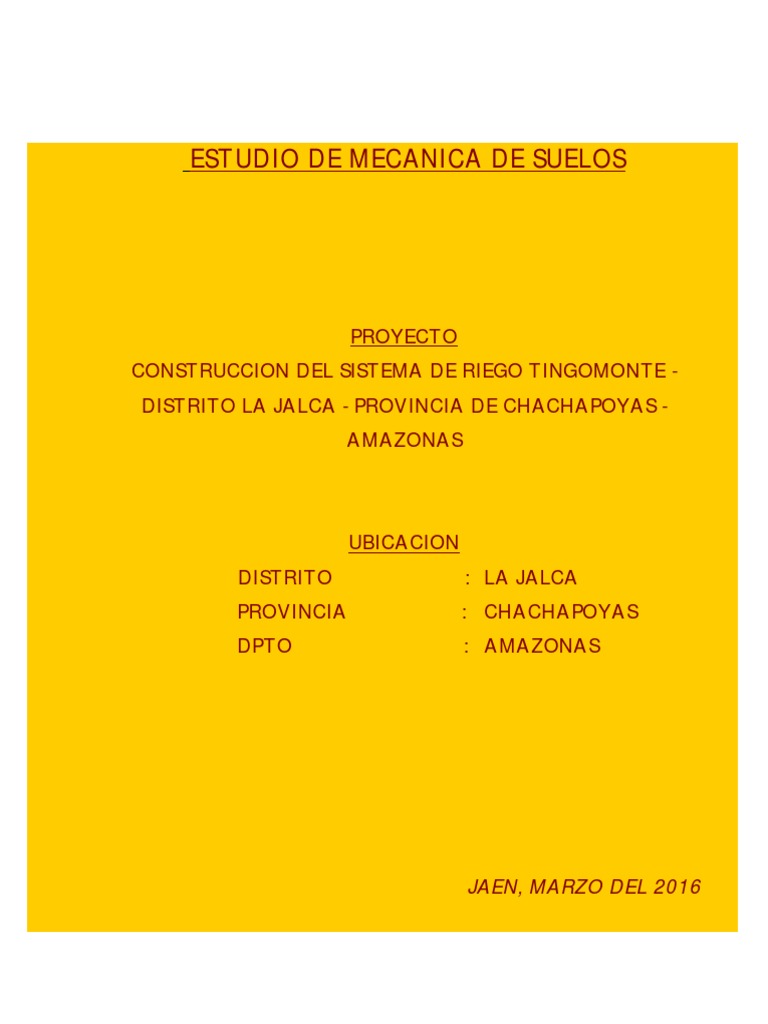 Informe Edafologico | PDF | Valle | Roca (geología)
