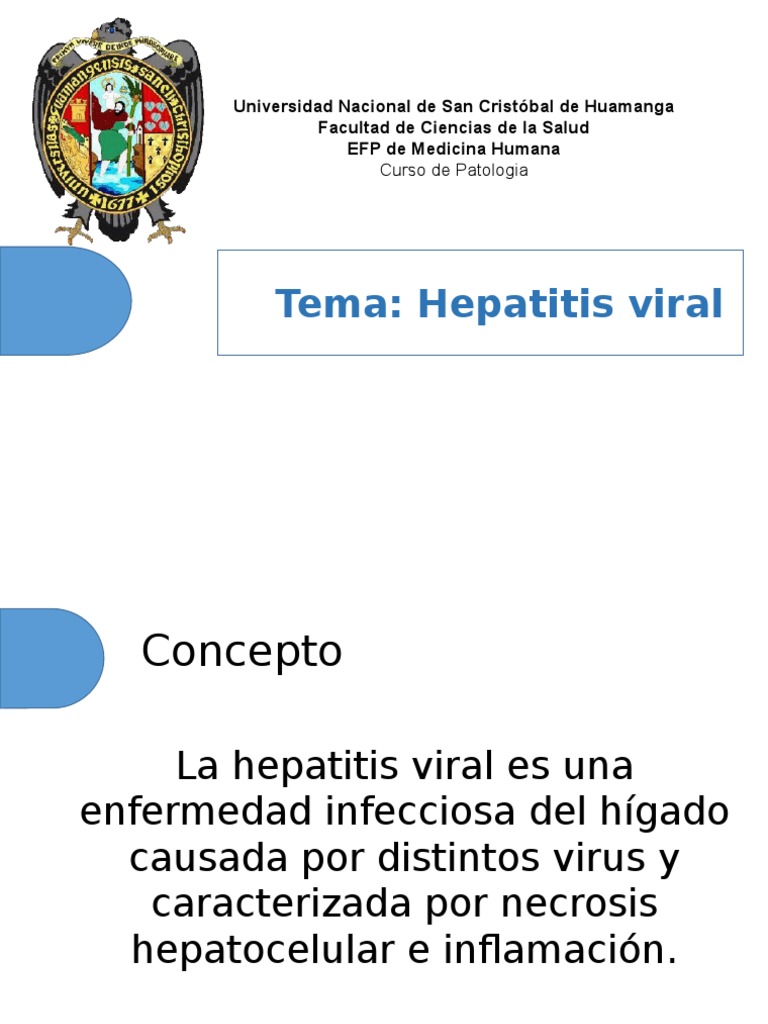 Conceptos y clasificación de hepatitis viral | PDF | Hepatitis | Virología
