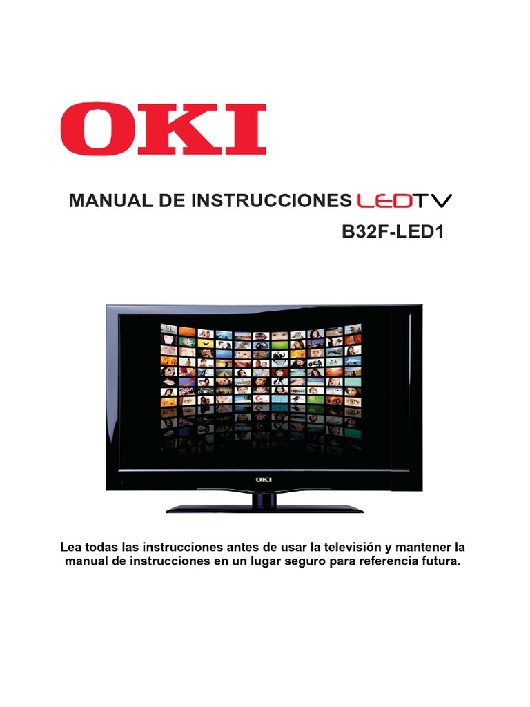 Guía TV B32F-LED1: Instalación y Seguridad | PDF | Televisión | Grabadora de vídeo digital