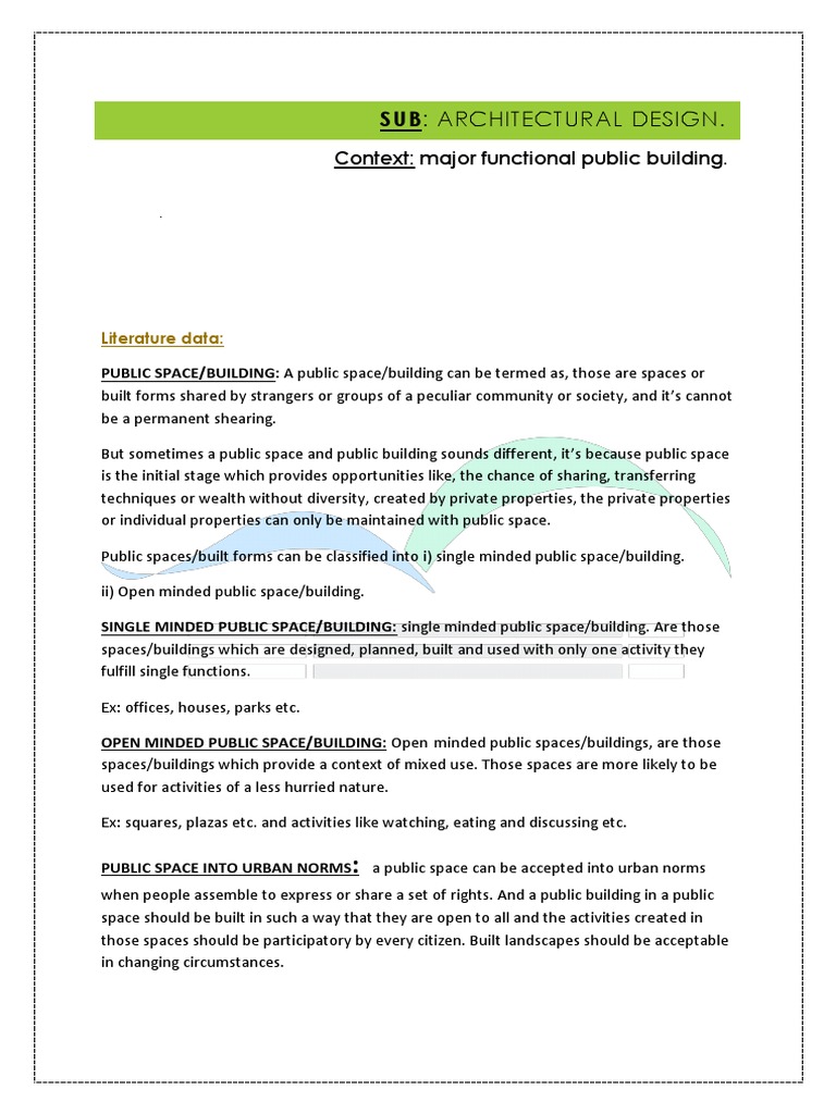 Public Space and Building Design Guidelines | PDF | Elevator | Stairs