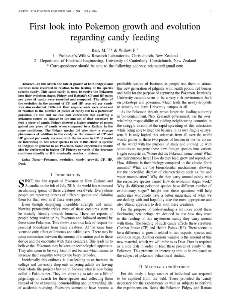 First Look Into Pokemon Growth and Evolution Regarding Candy Feeding ...