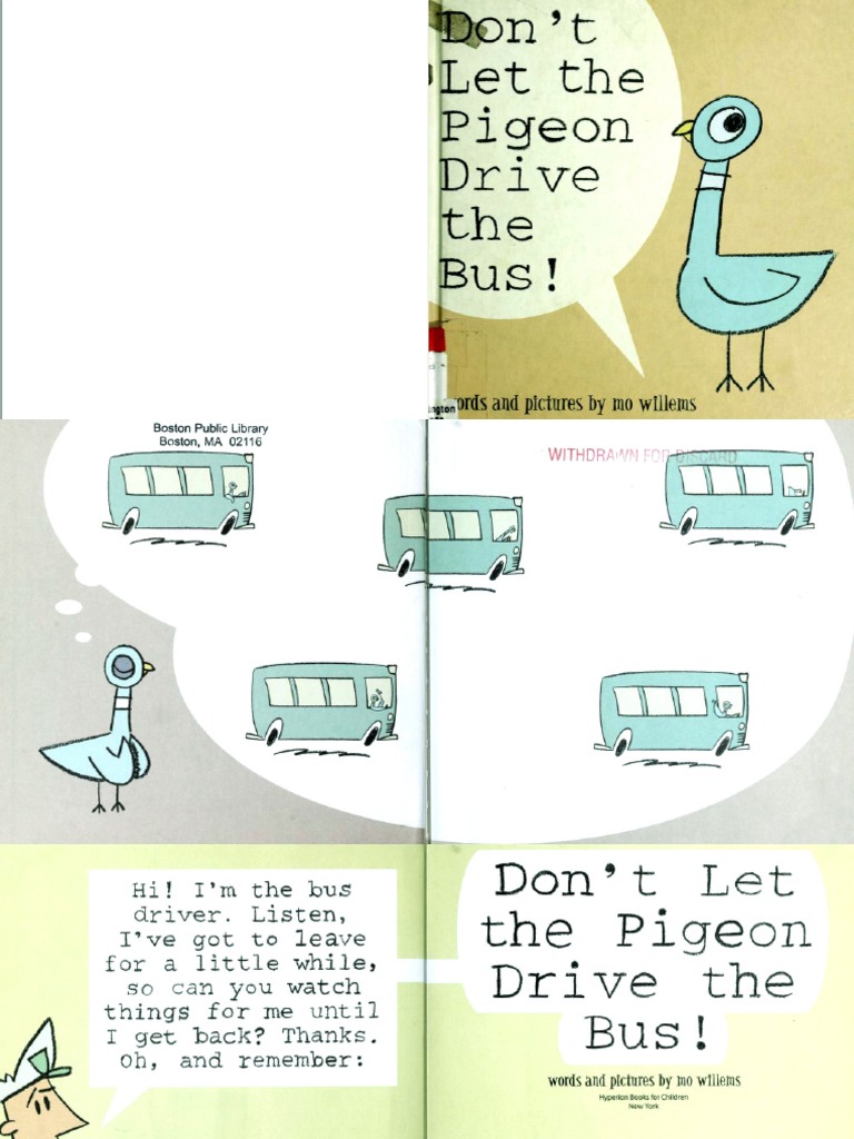 Don't Let The Pigeon Drive The Bus | PDF