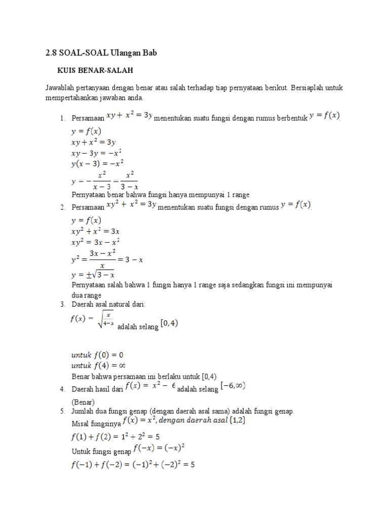 Soal Dan Jawaban Kalkulus I | PDF | Metode & Bahan Ajar | Komputer