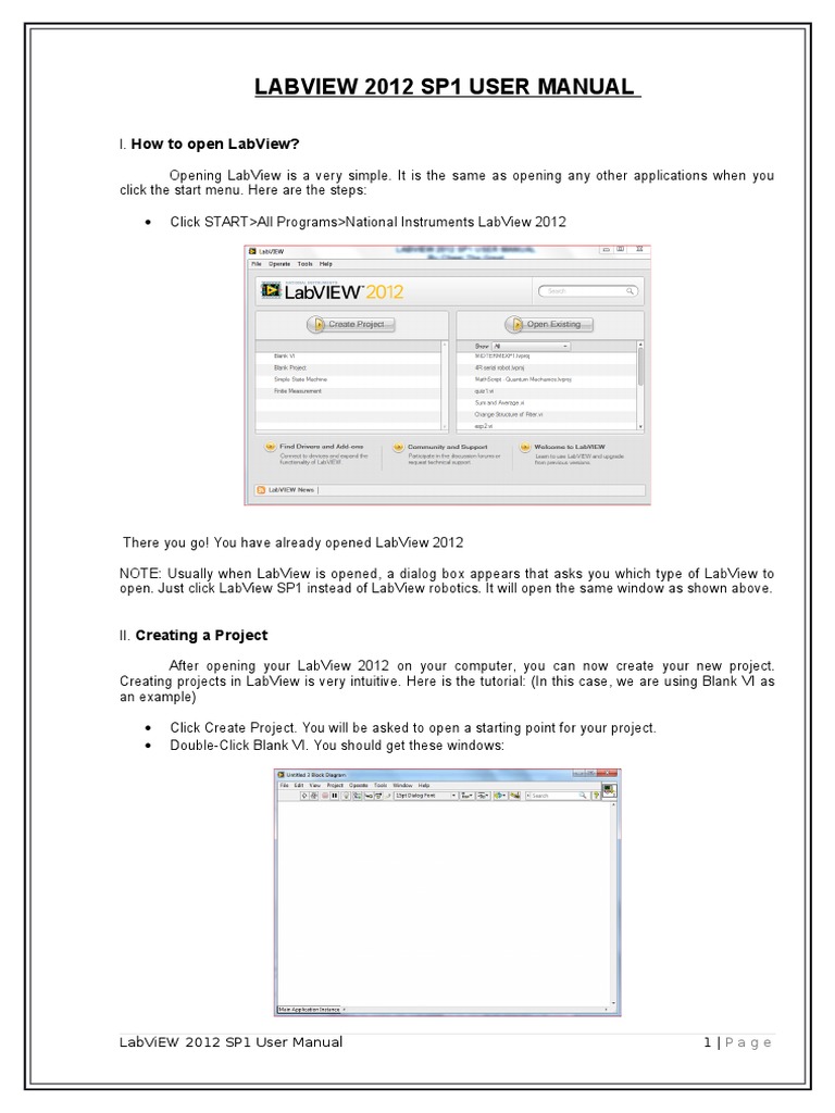 Labview Manual - Basics | PDF | Array Data Structure | Control Flow