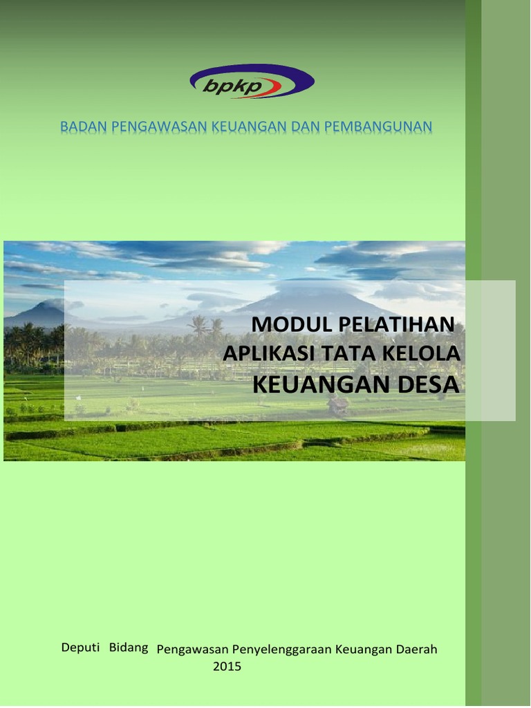 Modul Pelatihan SIMDA DESA | PDF