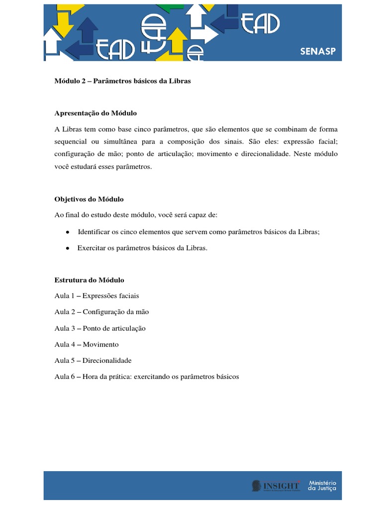 Libras Modulo2 Compilado PDF | PDF | Linguagem de sinais | Idiomas