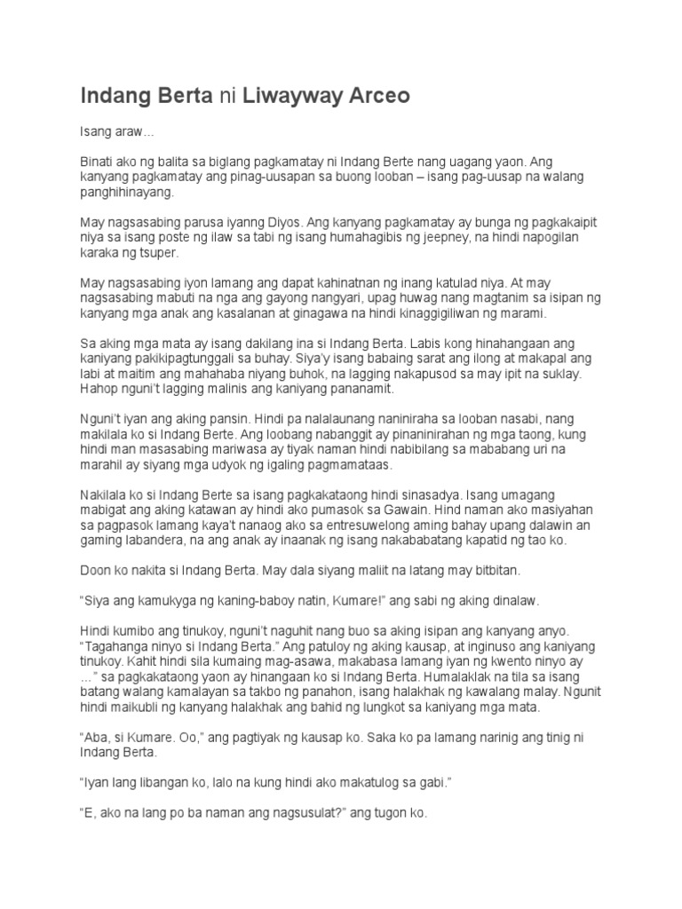 Indang Berta | PDF
