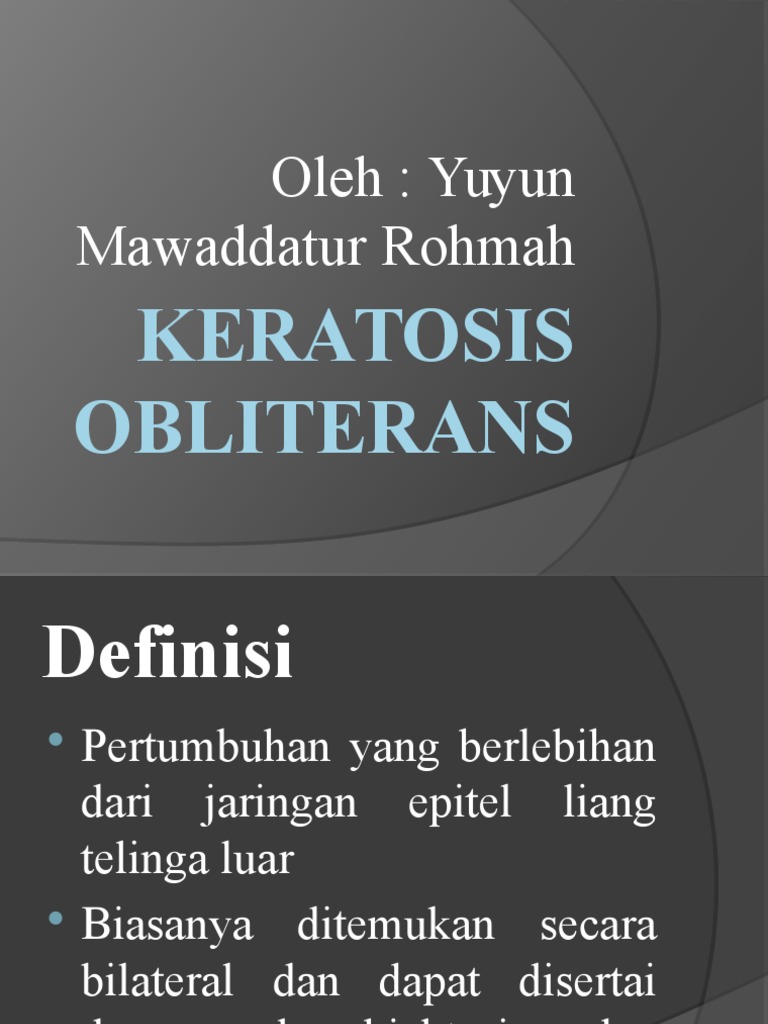 CHRONIC OBSTRUCTION OF THE EAR CANAL: CAUSES, SYMPTOMS AND TREATMENT OF ...