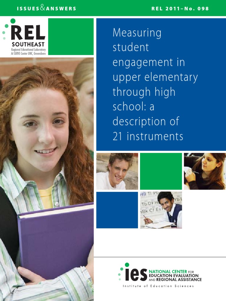Measuring Student Engagement In Upper Elementary Description Of 21