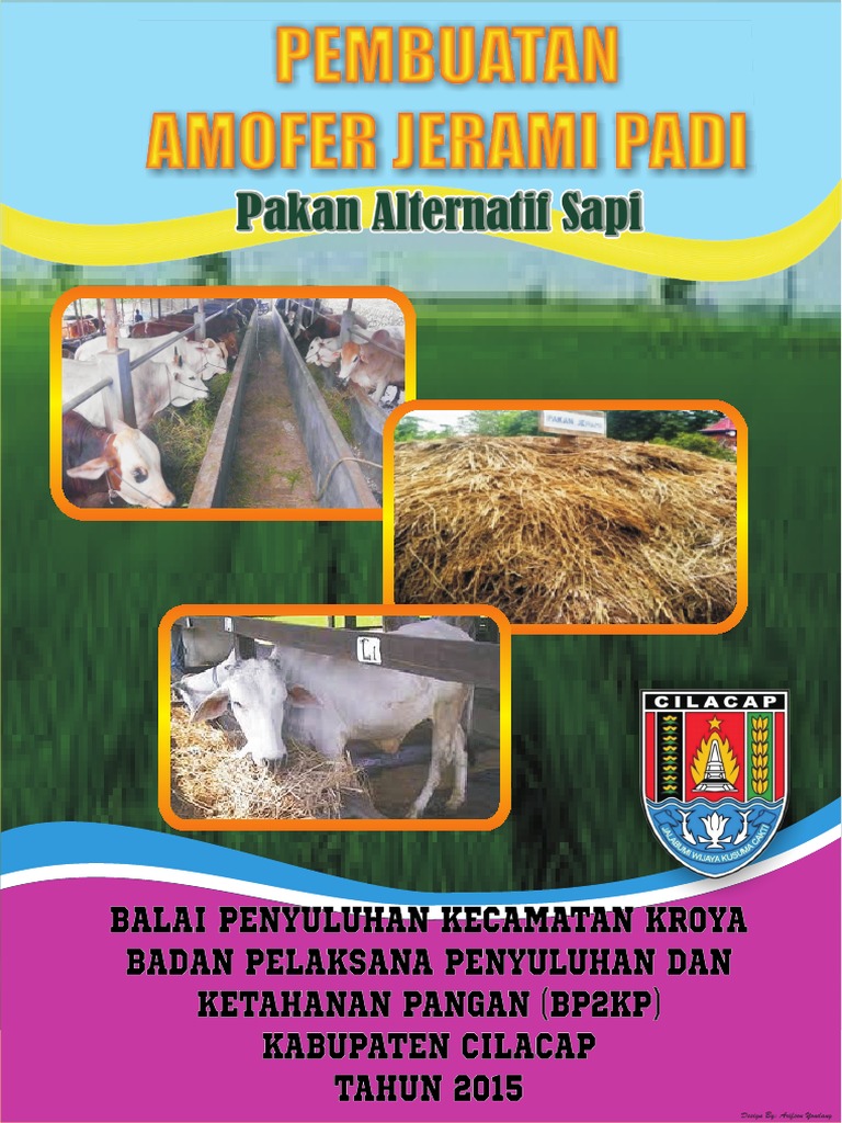 Pembuatan Amofer Jerami Padi Pakan Alternatif Sapi | PDF