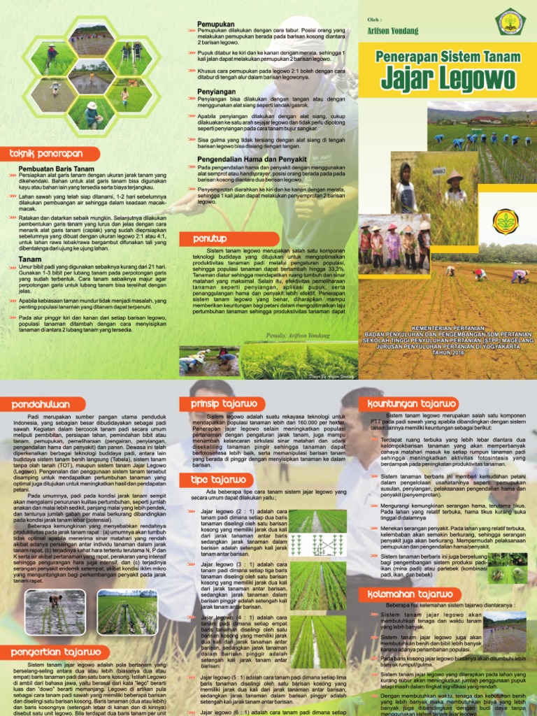 Penerapan Sistem Tanam Jajar Legowo | PDF