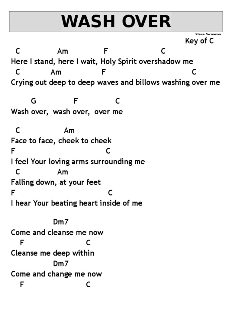 C - Wash Over - Steve Swanson | PDF