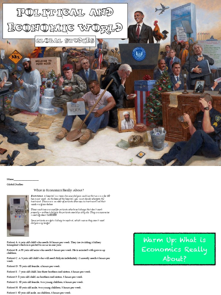 Political Economic World Powerpoint-Min | PDF | Economic System | Trade