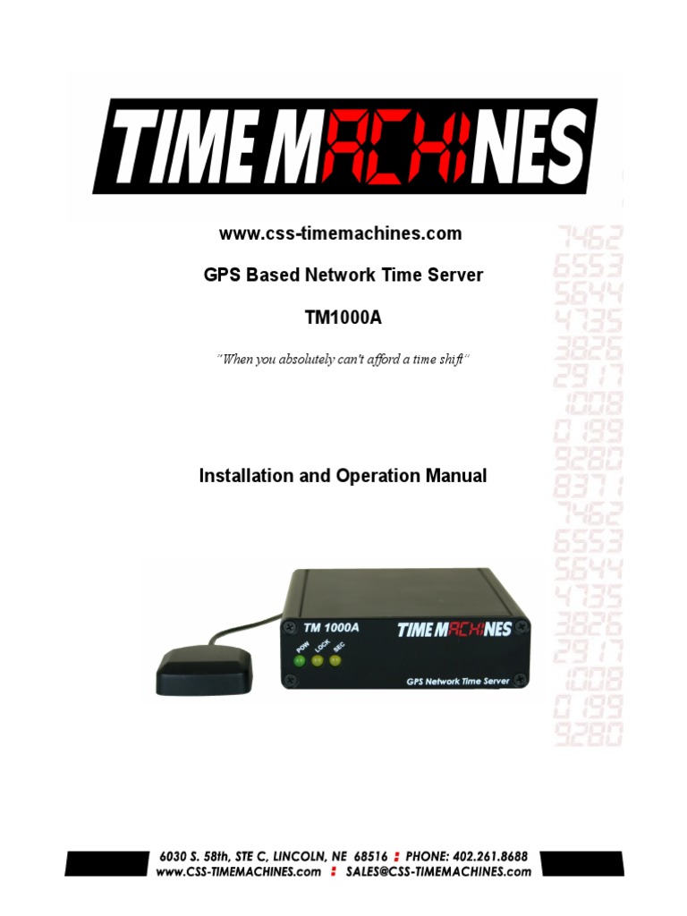 TM1000A Manual | PDF | Ip Address | Domain Name System