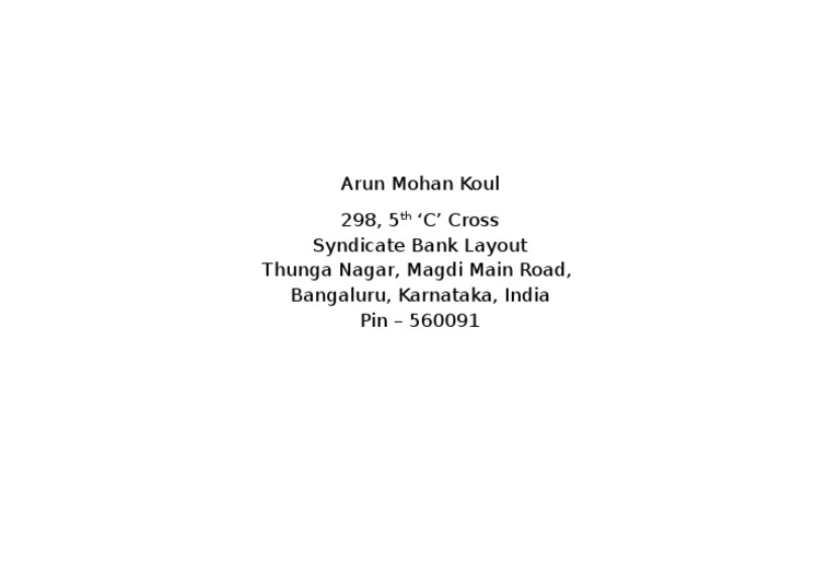 Arun Mohan Koul | PDF