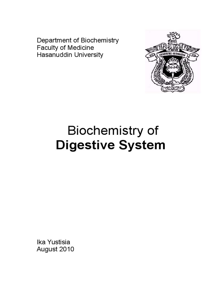 Biochemistry of Digestive System | PDF | Digestion | Stomach