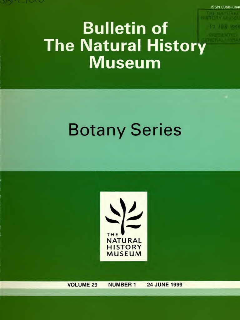 BNHM Botany Series | PDF | Anatomical Terms Of Location | Trees