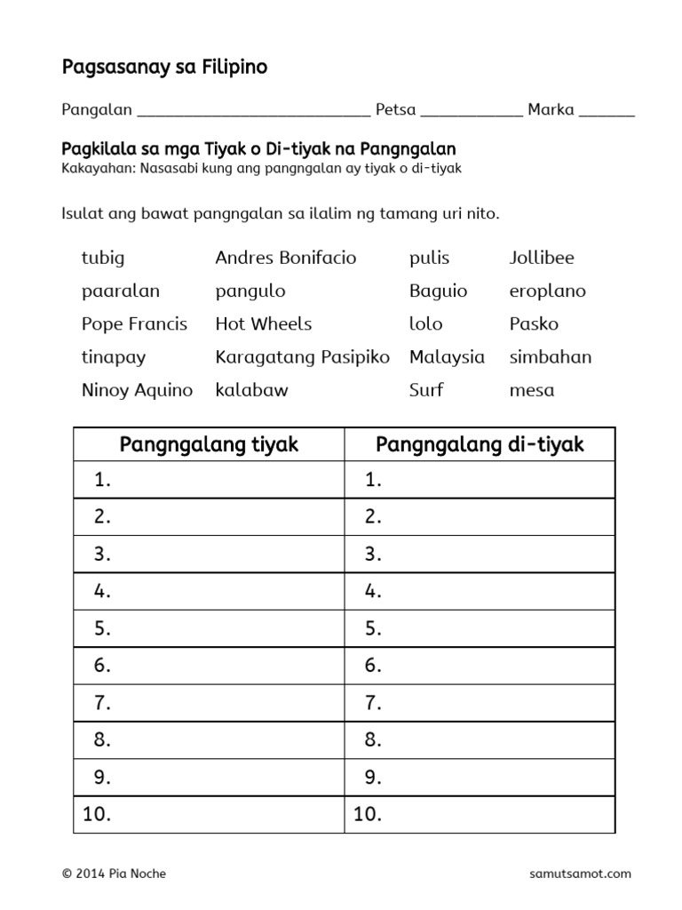 Pantangi Pambalana g2 | PDF