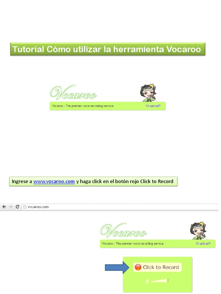 Como Usar Vocaroo | PDF | Informática | Software