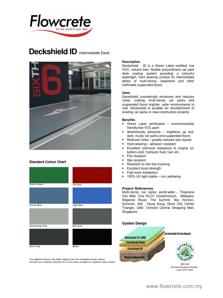 Deckshield ID | PDF | Flooring | Paint