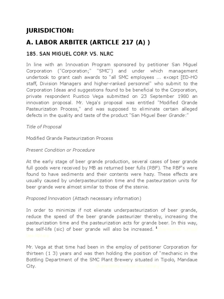 Labor Cases Jurisdiction | PDF | Arbitration | Injunction