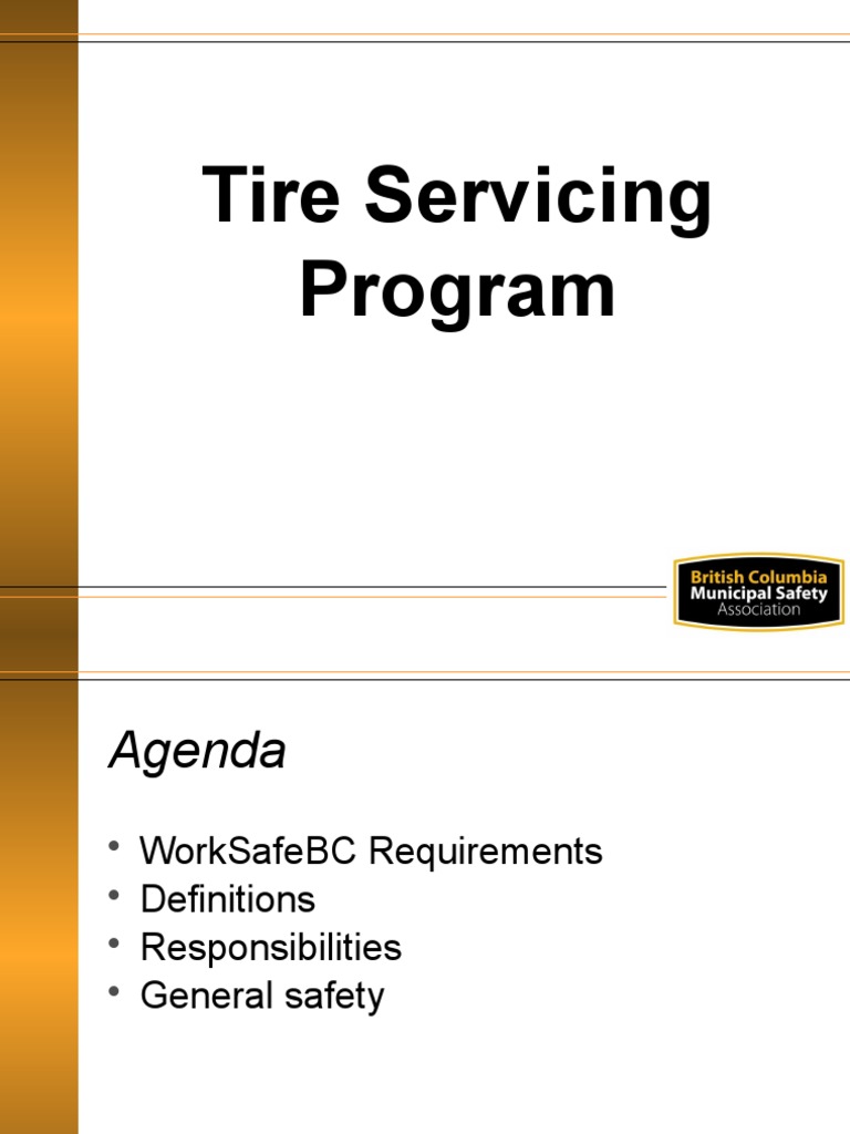 Tire Servicing Program | PDF | Tire | Wheel