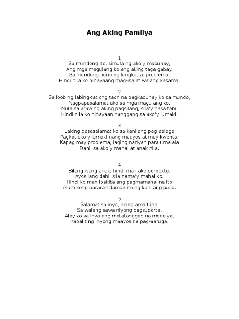 Ang Aking Pamilya.docx