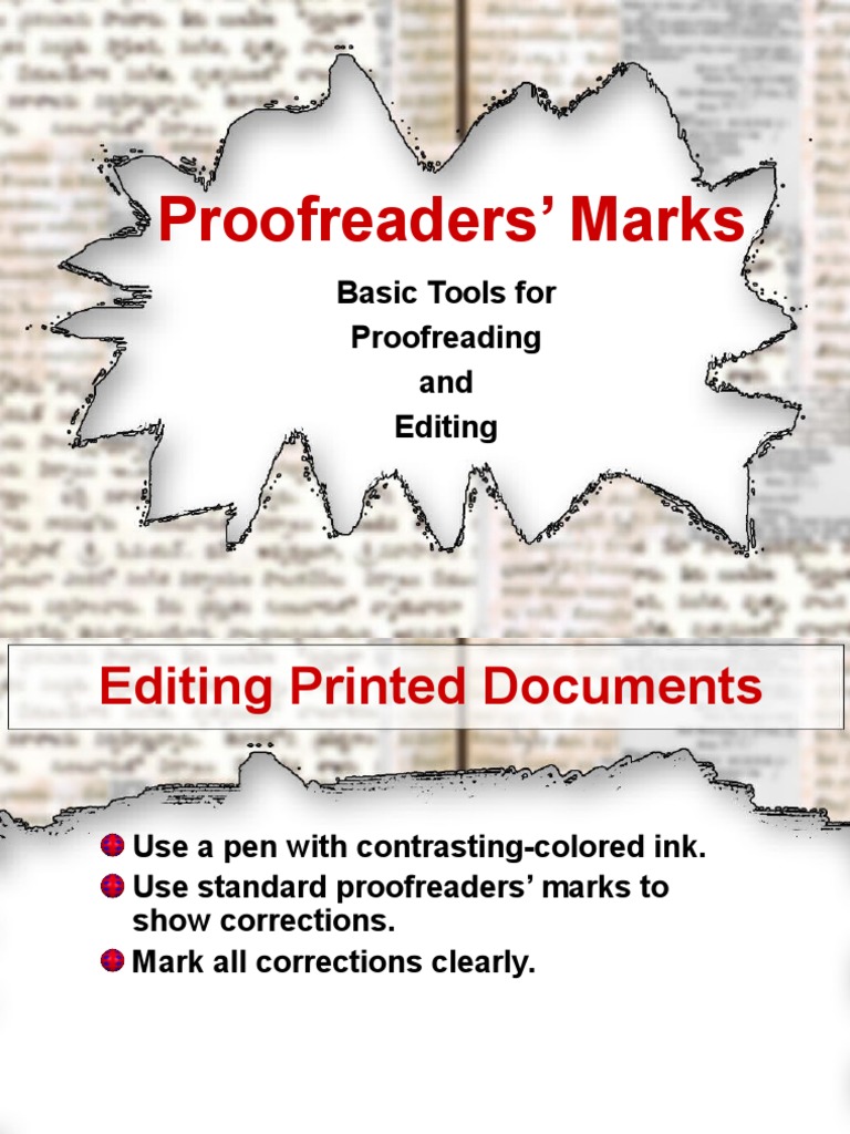 HOW 12 Proofreading Symbols | PDF | Punctuation | Encodings