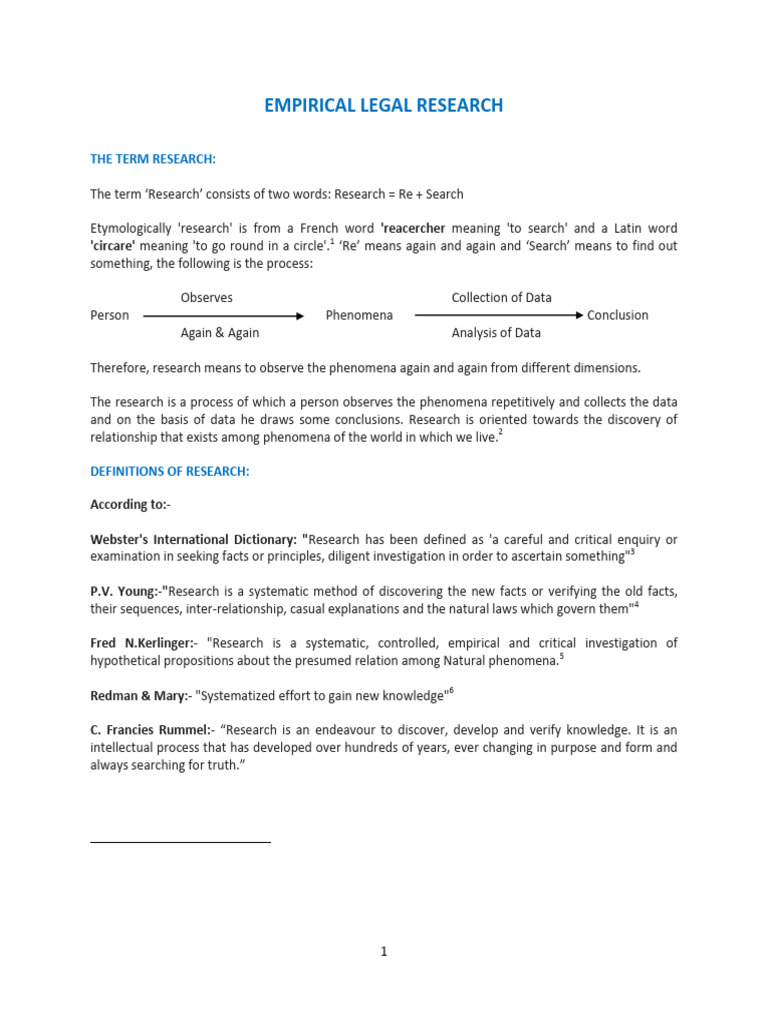 Research Methodology (Empirical Legal Research) | PDF | Survey ...