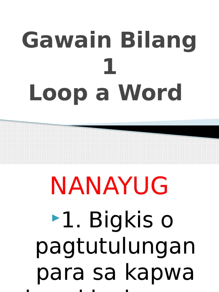 Gawain Bilang 1 | PDF