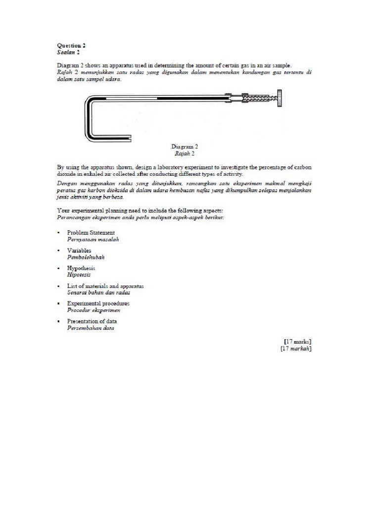 J-Tube Experiment Sample Ans | PDF