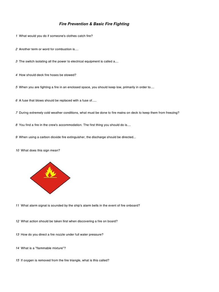 Fire Prevention and Basic Fire Fighting | PDF | Fires | Firefighting