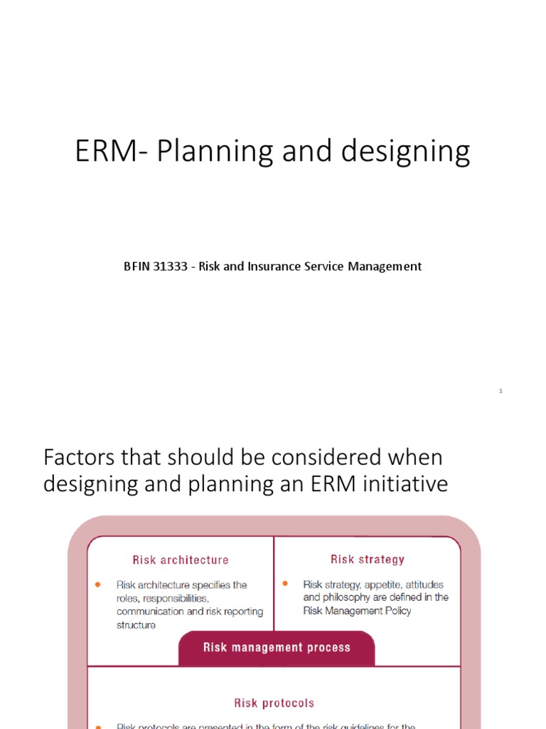 ERM Initiative Planning and Design Guide | PDF | Risk Management ...