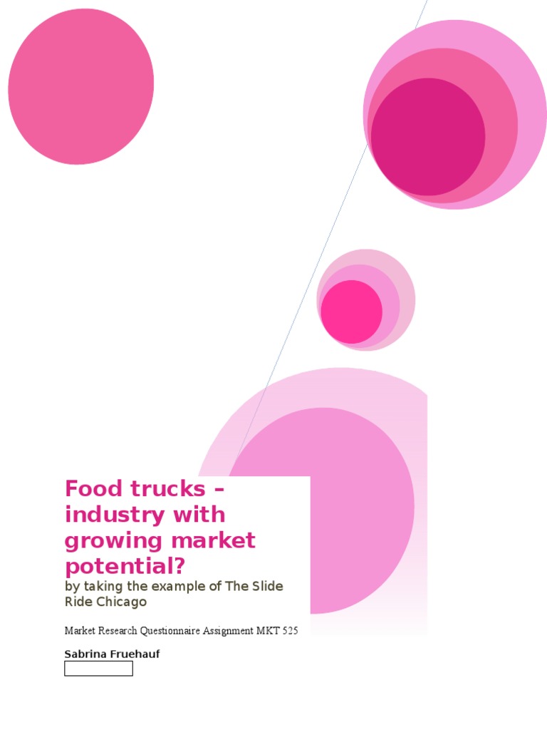 Marketresearch Questionnaire | PDF | Food Truck | Survey Methodology